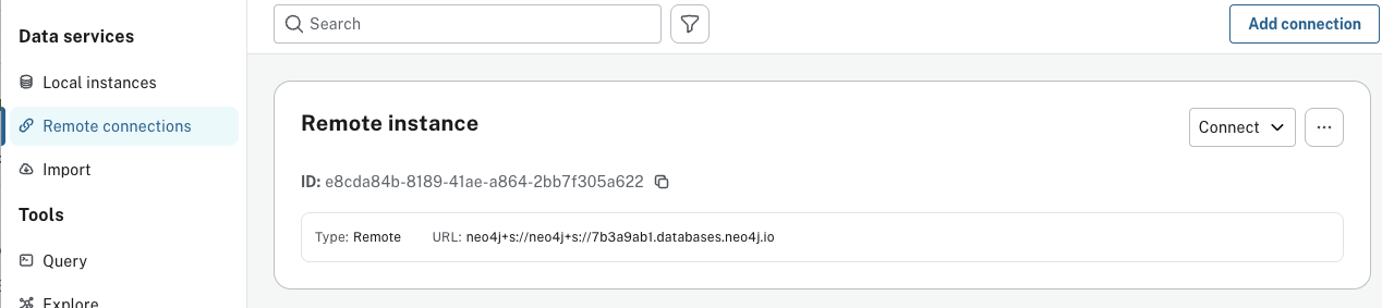 Connections - Neo4j Desktop